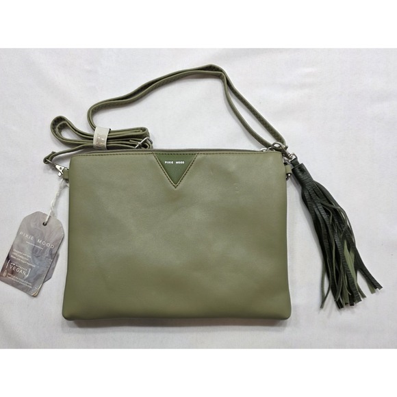 Pixie Mood | Bags | Pixie Mood Vegan Michelle Clutch Sage Green ...
